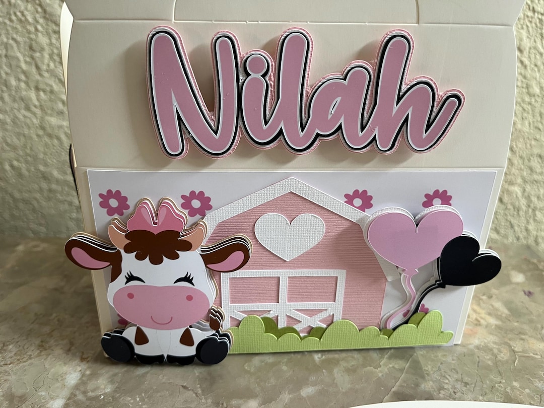 Cow Themed Treat Boxes Cow Print Party Favors Cow Themed Birthday - Etsy