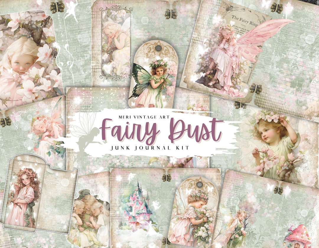 Fairy Dust Junk Journals Printables,pixie,magic, Fairytale,ethereal ...