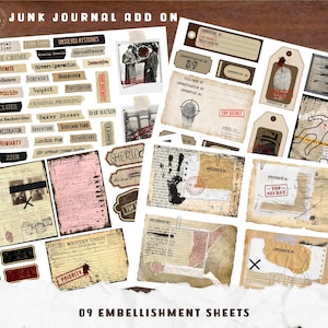 The Detective's Memoir,add ON Grunge Mystery Junk Journal Kit ...