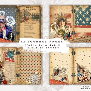 Independence Day Junk Journal,4th of July,patriotic America, Junk ...