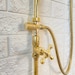 Trio Handcrafted Solid Brass Shower Head and Handheld Set - Etsy Australia