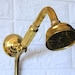 Trio Handcrafted Solid Copper Brass Shower Head and Handheld Set - Etsy