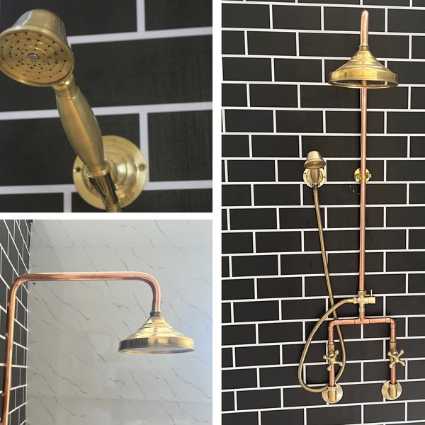 Copper Shower System - Etsy