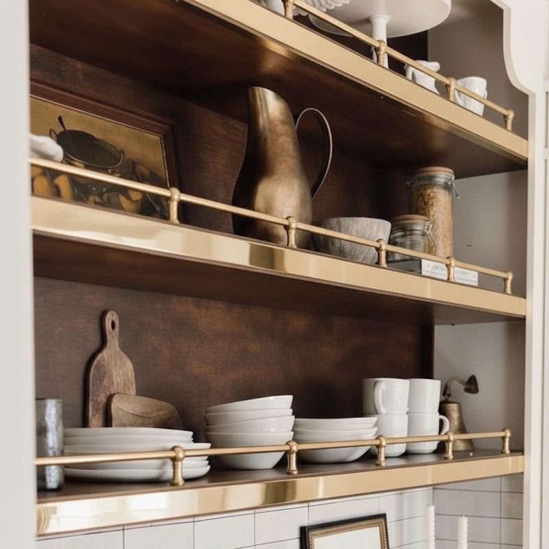 Tipping Brass Shelf - Etsy