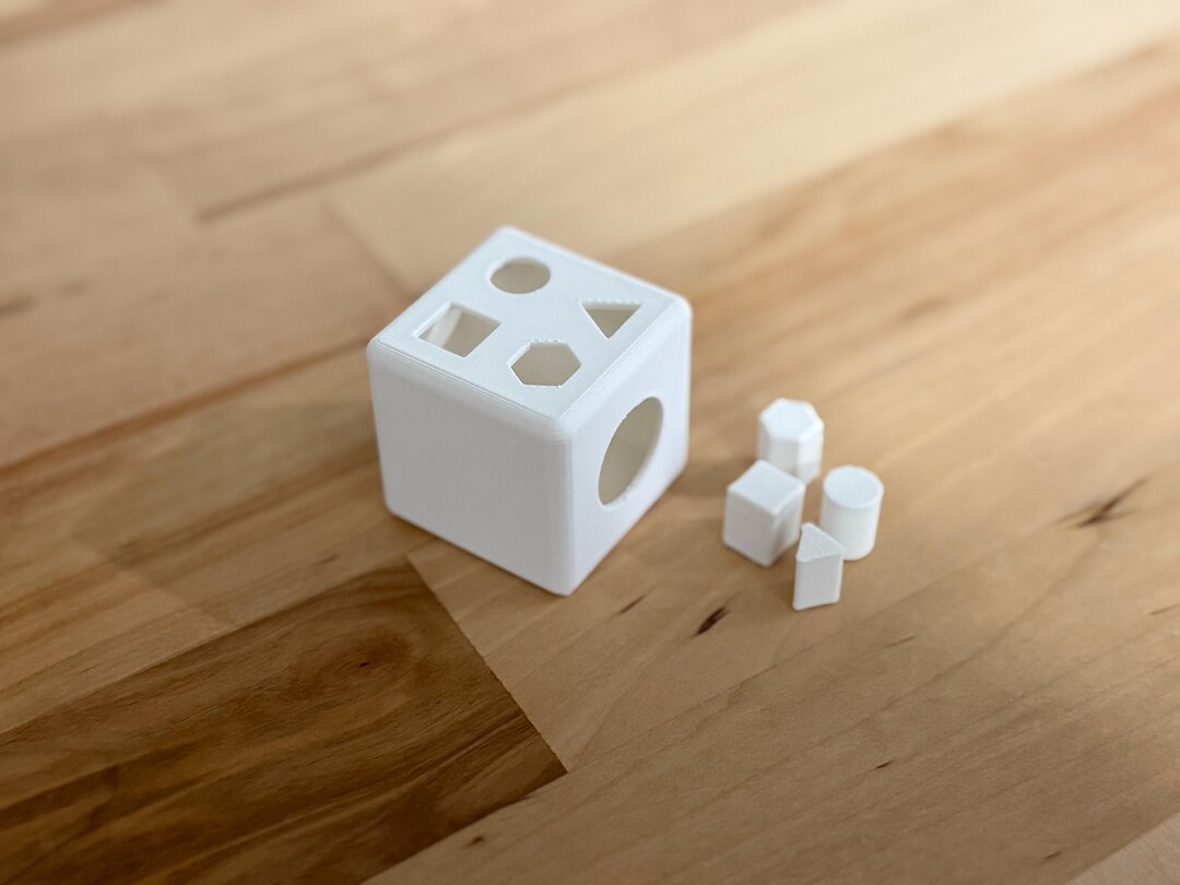 Mini Shape Sorting Cube Desk Toy – Fun & Interactive Fidget Puzzle - Etsy