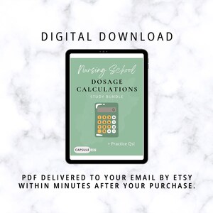Nursing Dosage Calculations | Comprehensive Study Guide | Practice Qs ...