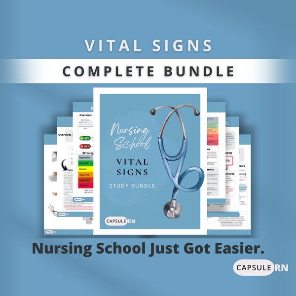Vital Signs Template - Etsy