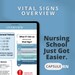 Vital Signs Overview Study Sheet | Nursing School Students | Digital ...