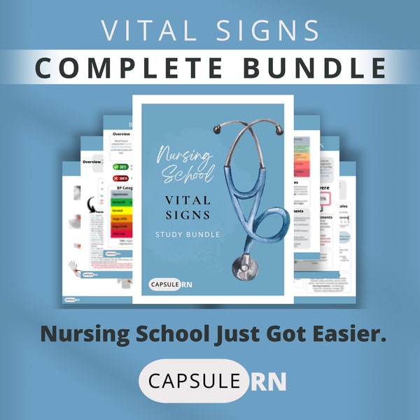 Vital Sign Sheet - Etsy