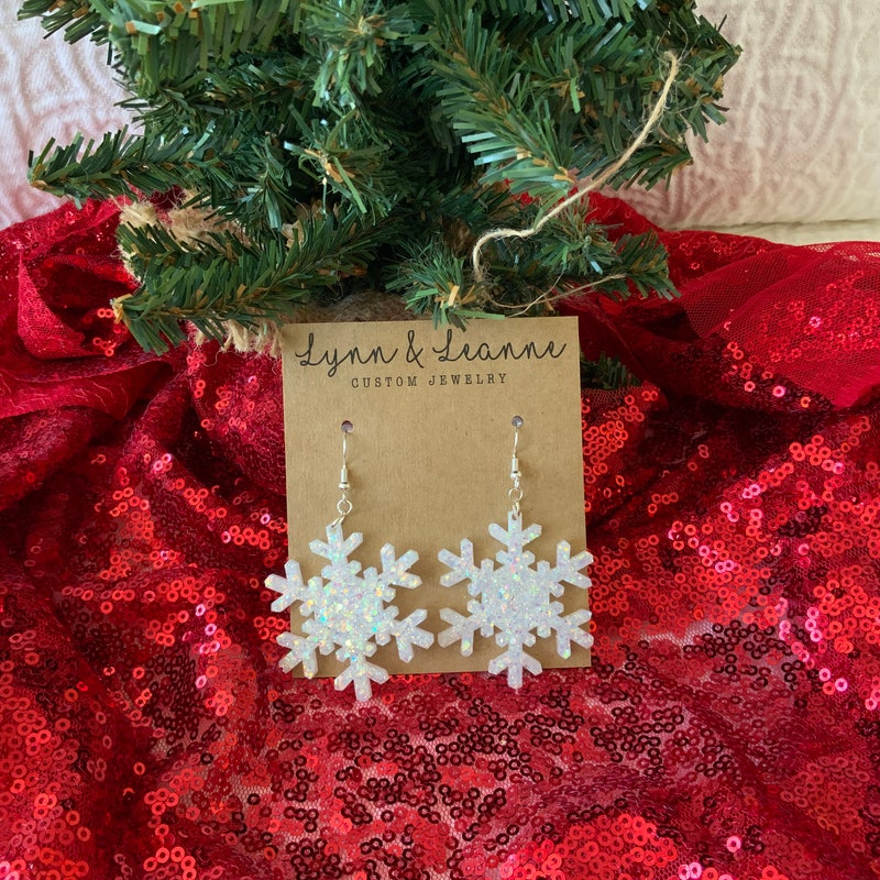 Christmas Earrings Dangle - Etsy
