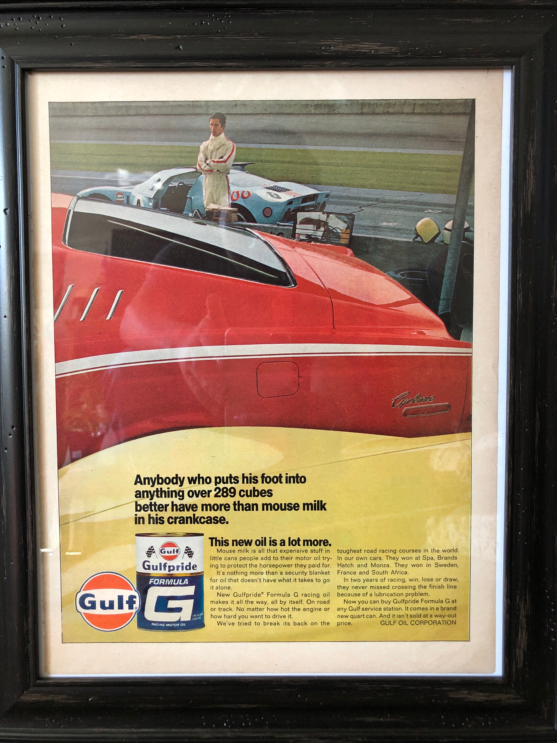 1968 GULF Magazine Ad - Etsy