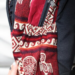 Handmade Ecuadorian Tribal Backpack- Red - Etsy