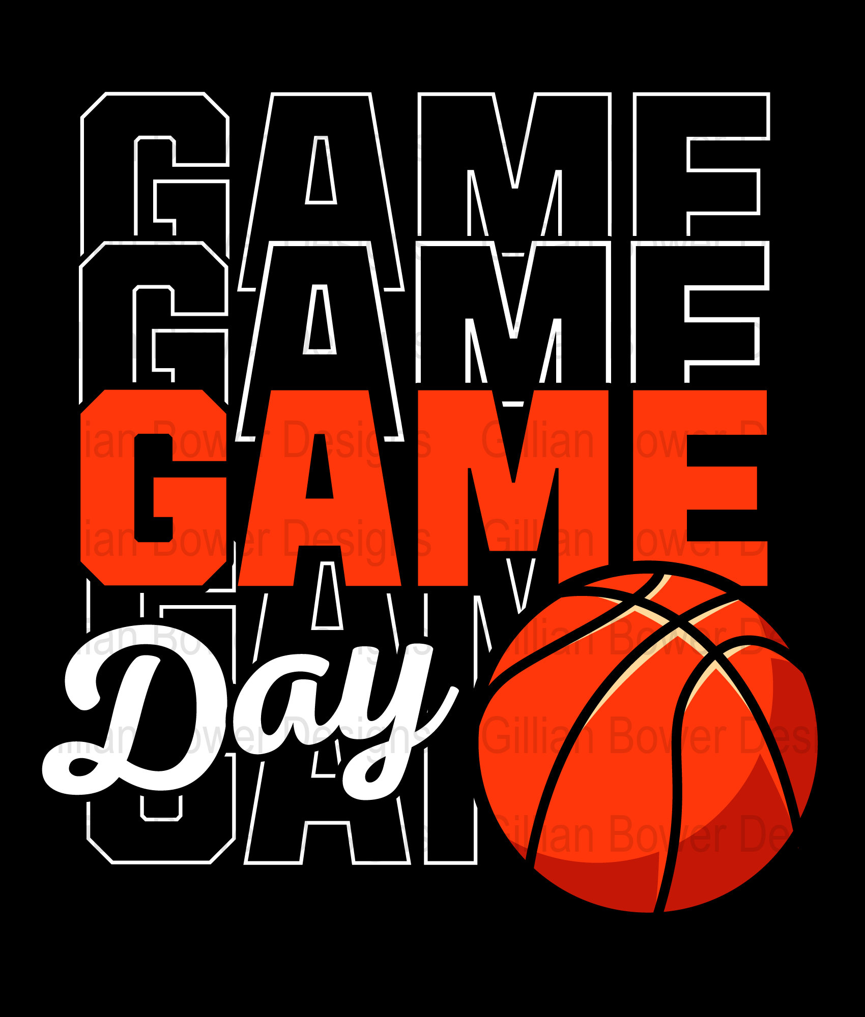 Basketball Game Day Clipart- Digital Download Files - Etsy