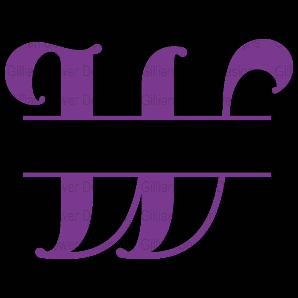 W Alphabet Clipart - Digital Download Files - Etsy