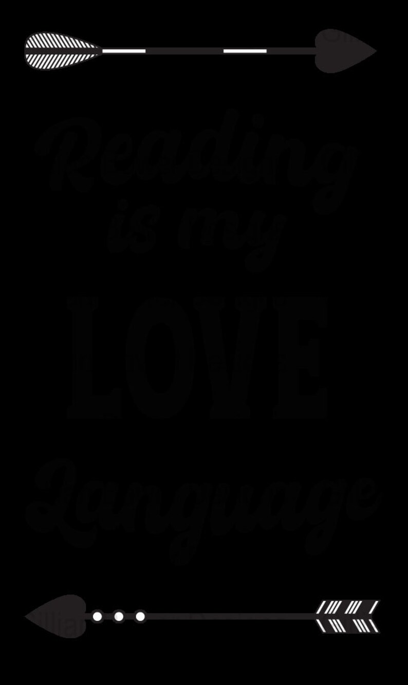 Love Reading Clipart Quote Poster - Digital Download Files - Etsy