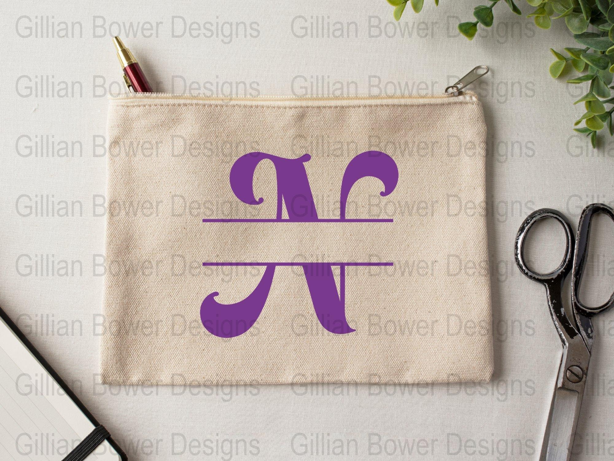 N Letter Font Alphabet Monogram Clipart - Digital Download Files - Etsy