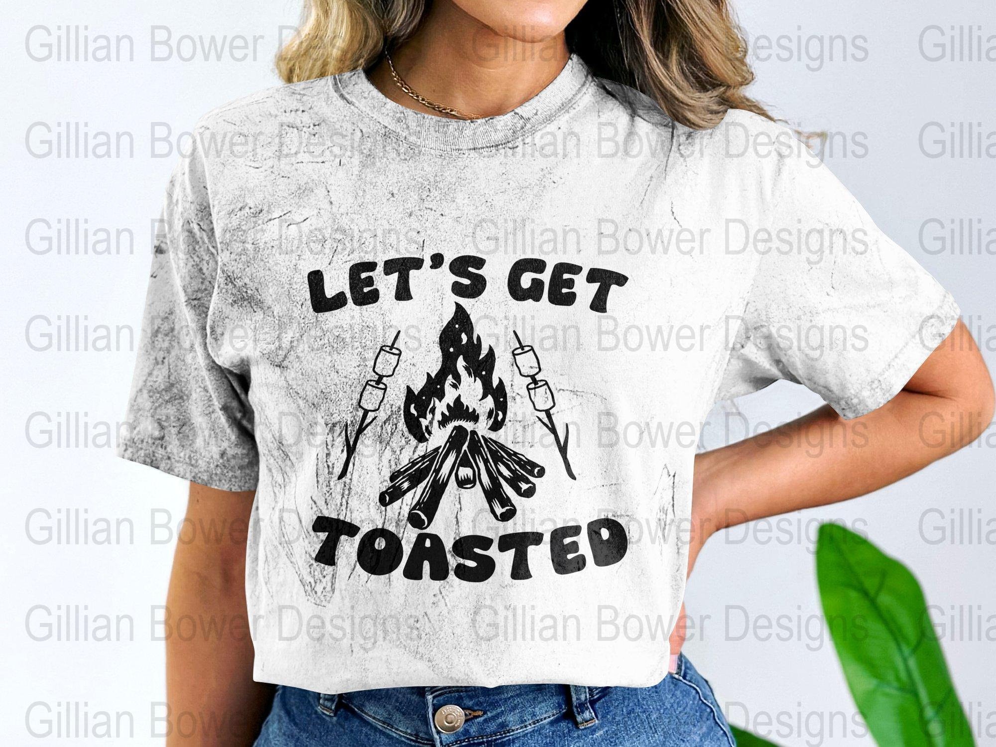Lets Get Toasted Camping Clipart - Digital Download Files - Etsy