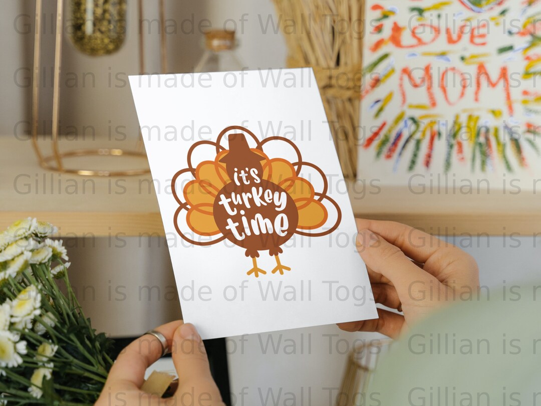 It's Turkey Time- Digital Download Files - Etsy