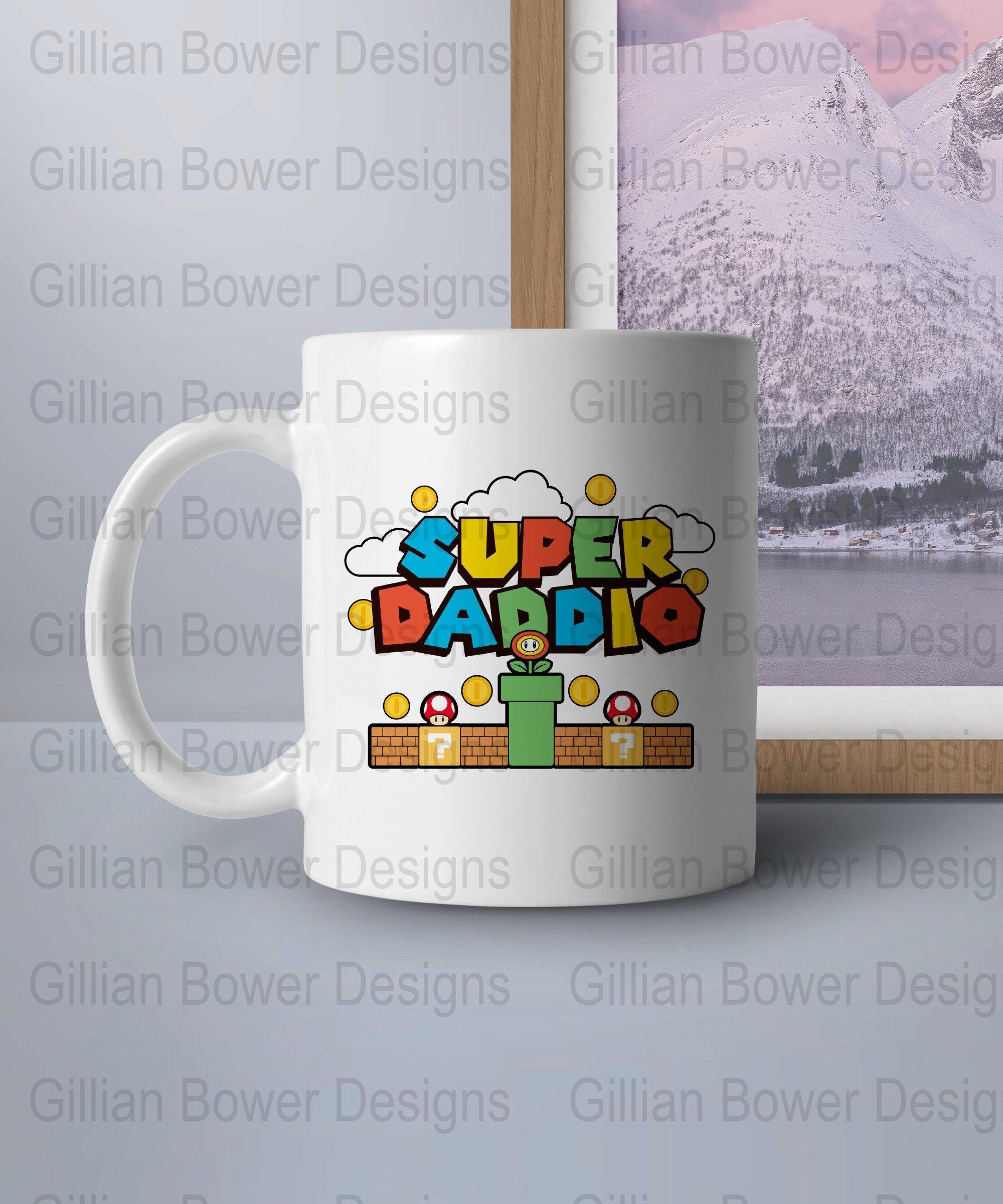 Dad Fathers Day Super Mario Clipart - Digital Download Files - Etsy