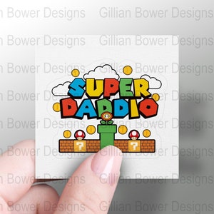 Dad Fathers Day Super Mario Clipart Digital Download Files - Etsy