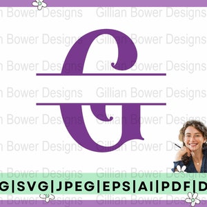 G Letter Font Alphabet Monogram Clipart - Digital Download Files - Etsy