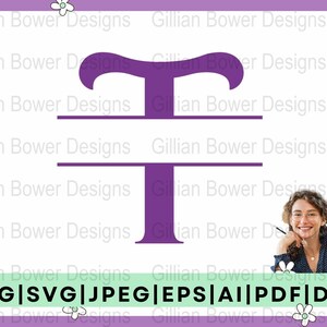 T Letter Font Alphabet Monogram Clipart Digital Download Files - Etsy