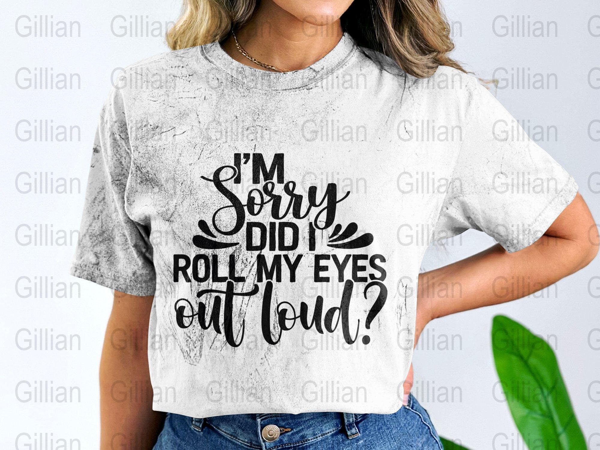 Eye Roll Sarcastic Quote Clipart Digital Download Files - Etsy