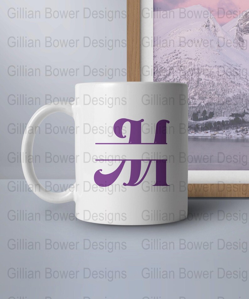 M Letter Font Alphabet Monogram Clipart - Digital Download Files - Etsy