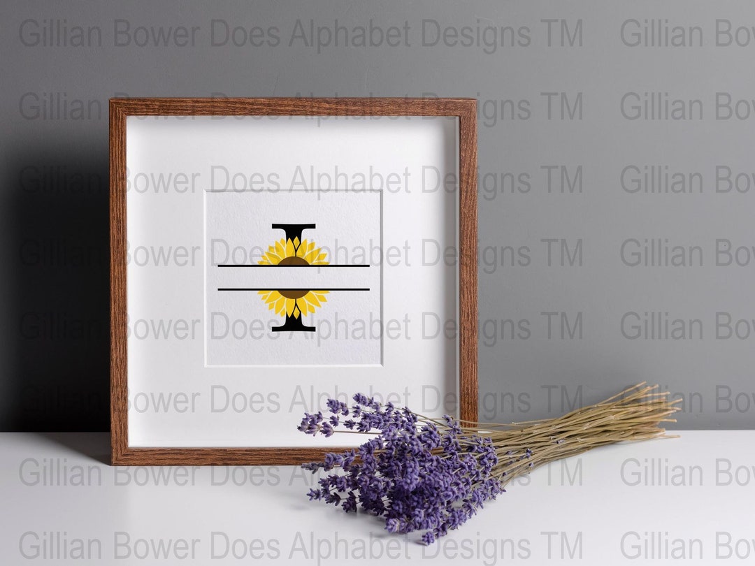 I -alphabet Monogram - Digital Download Files - Etsy