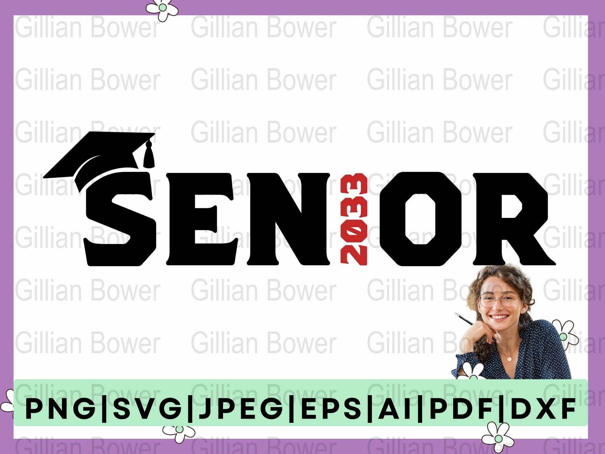 Senior Graduation Clipart Banner - Digital Download Files *** - Etsy