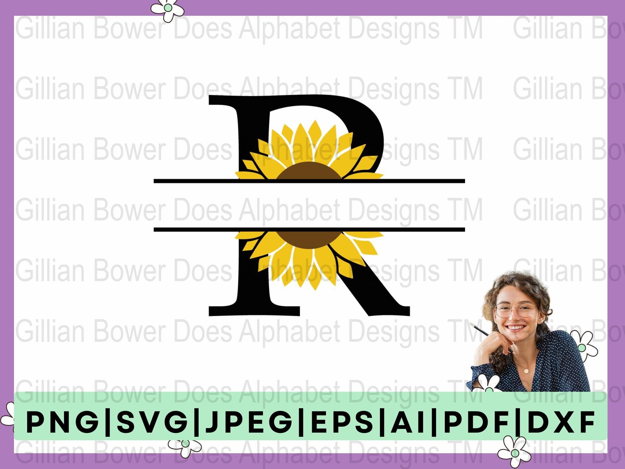 R - Alphabet Monogram - Digital Download Files - Etsy