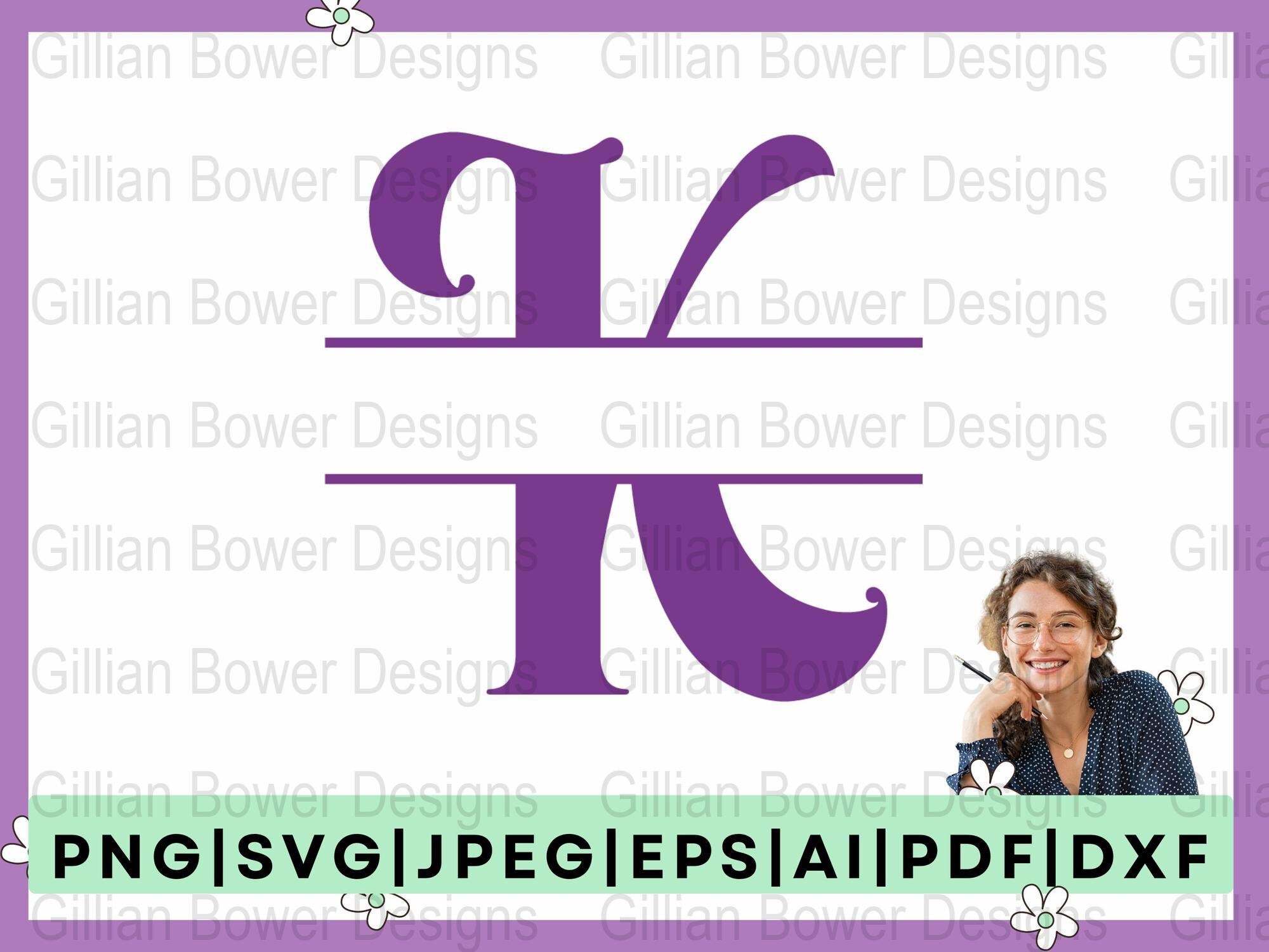 K Letter Font Alphabet Monogram Clipart Digital Download Files - Etsy