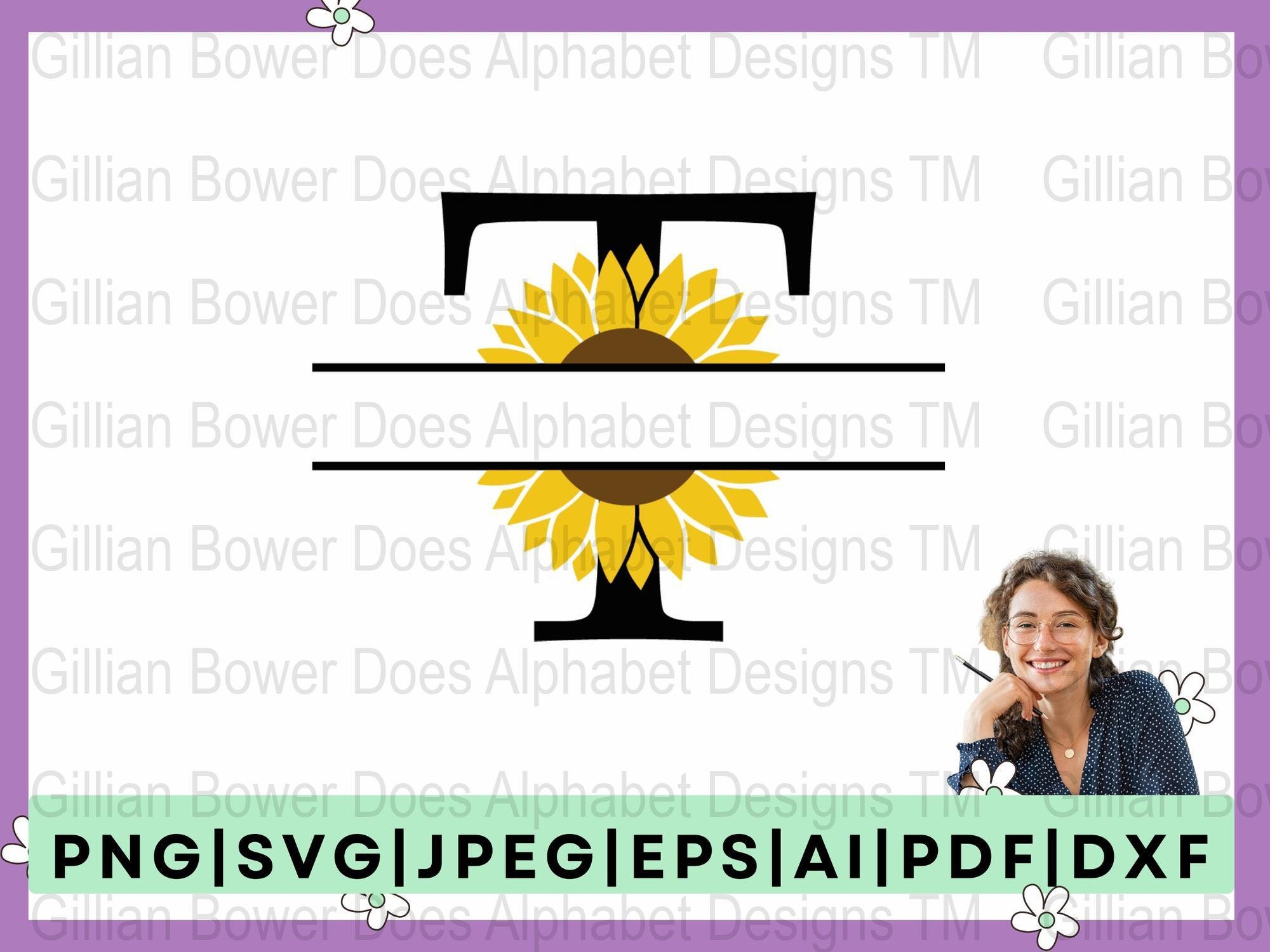 T - Alphabet Monogram - Digital Download Files - Etsy