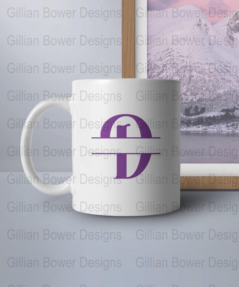 D Letter Font Alphabet Monogram Clipart - Digital Download Files - Etsy