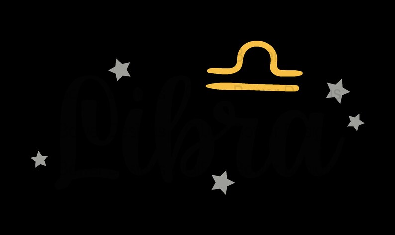 Libra Zodiac Clipart - Digital Download Files - Etsy