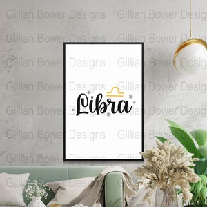 Libra Zodiac Clipart - Digital Download Files - Etsy