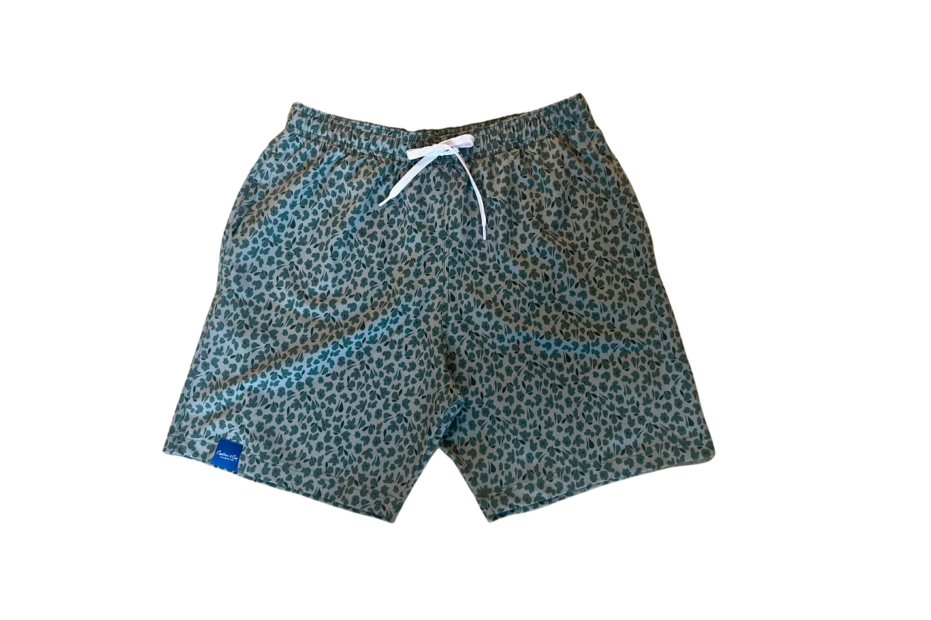 Captain & Cub Father Son Green Floral Matching Swimsuits - Etsy