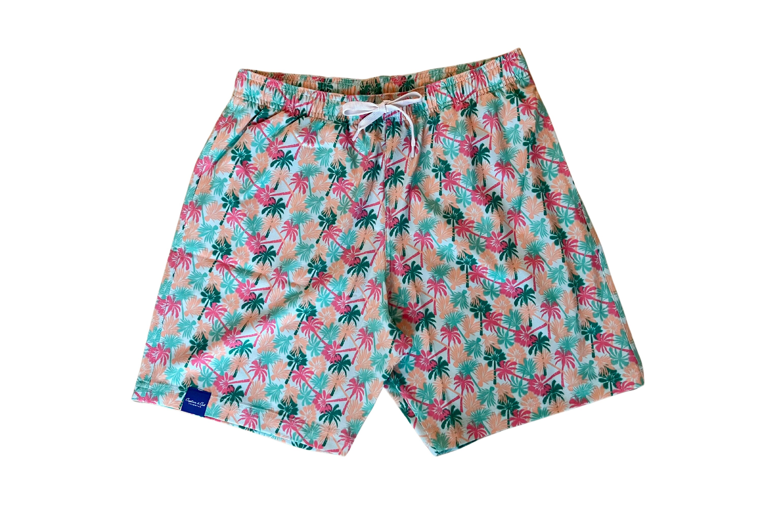 Captain & Cub Father Son Palm Springs Print Matching Swimsuits - Etsy