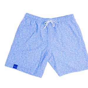 Captain & Cub Father Son Ocean Blue Speckle Matching Swimsuit - Etsy