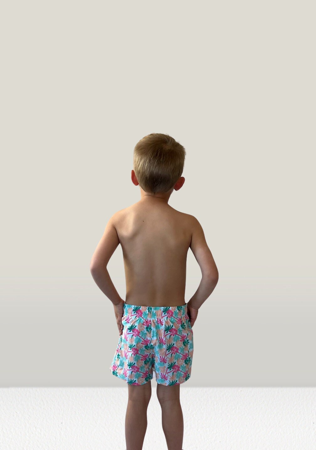 Captain & Cub Father Son Palm Springs Print Matching Swimsuits - Etsy