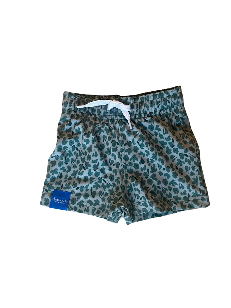 Captain & Cub Father Son Green Floral Matching Swimsuits - Etsy
