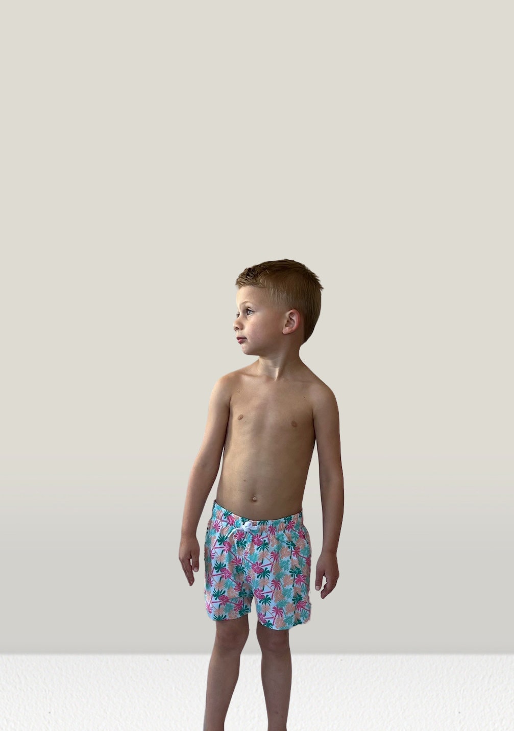 Captain & Cub Father Son Palm Springs Print Matching Swimsuits - Etsy