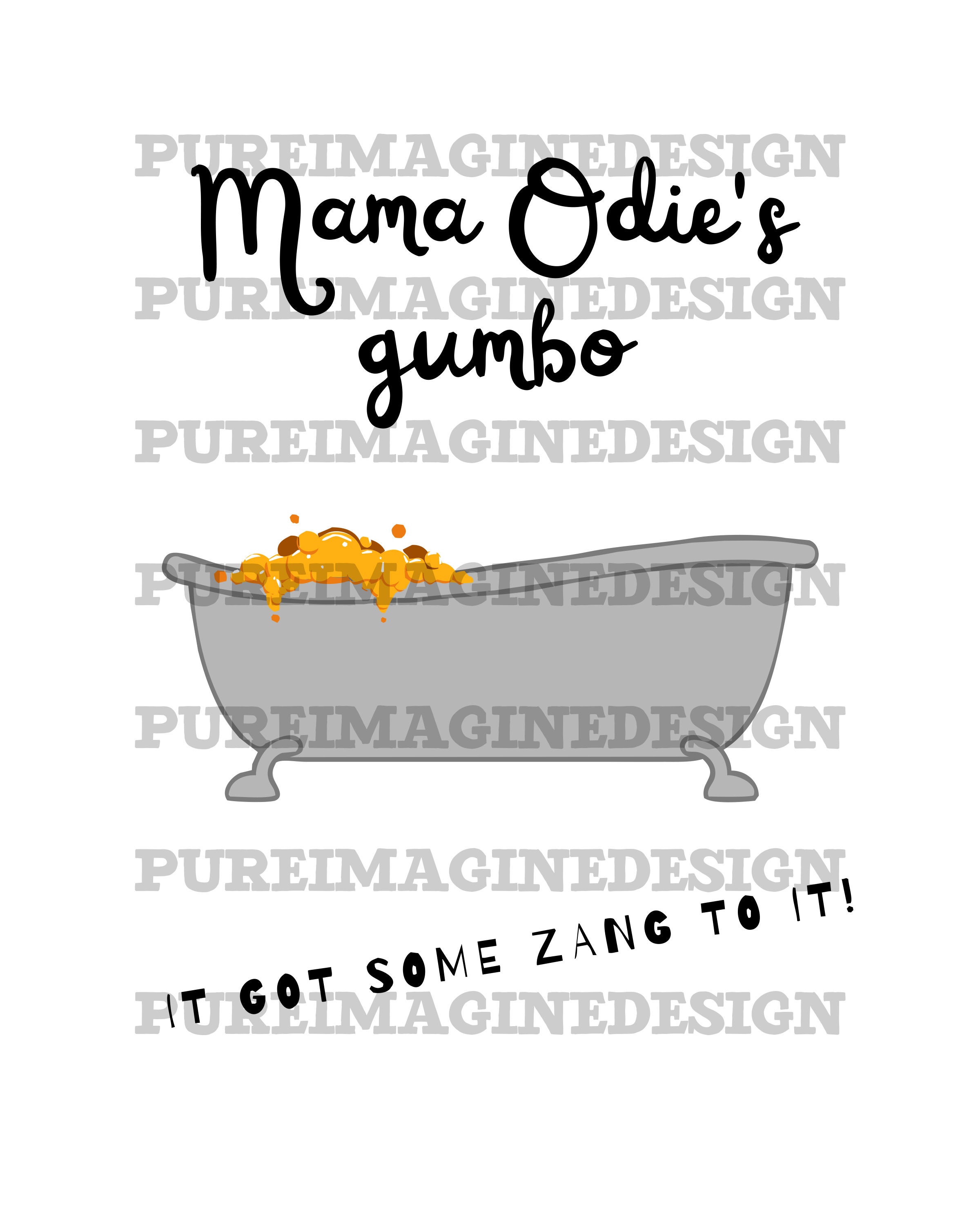 Mamma Odies Gumbo SVG Cricut File - Etsy