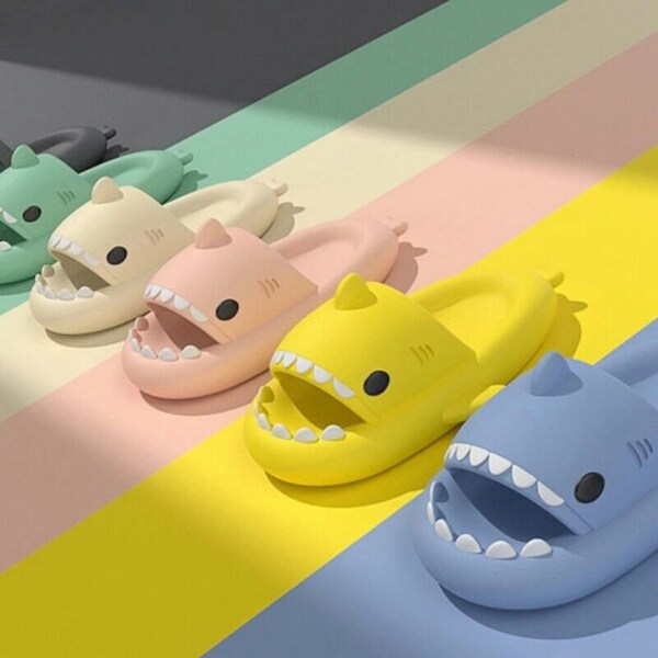Shark Slippers - Etsy