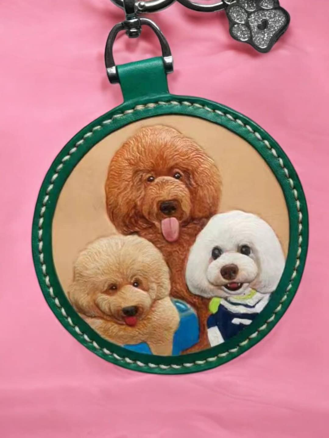 Custom 3D Pet Keychain | Personalized Pet Keyring | Unique Handcrafted ...