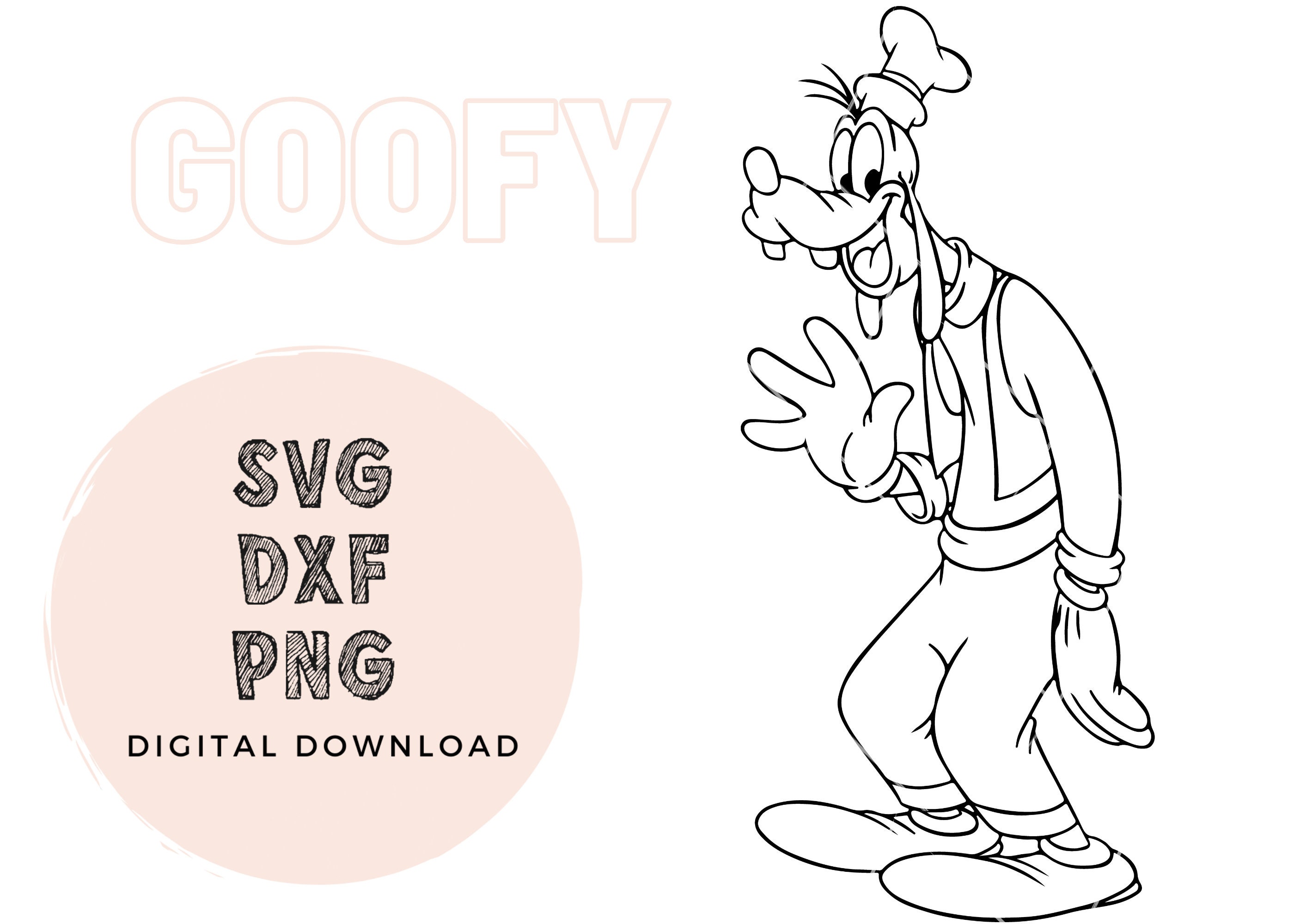 Goofy SVG Goofy Waving Svg Goofy Digital Designs Goofy PNG - Etsy México