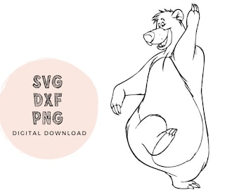 Baloo Svg - Etsy