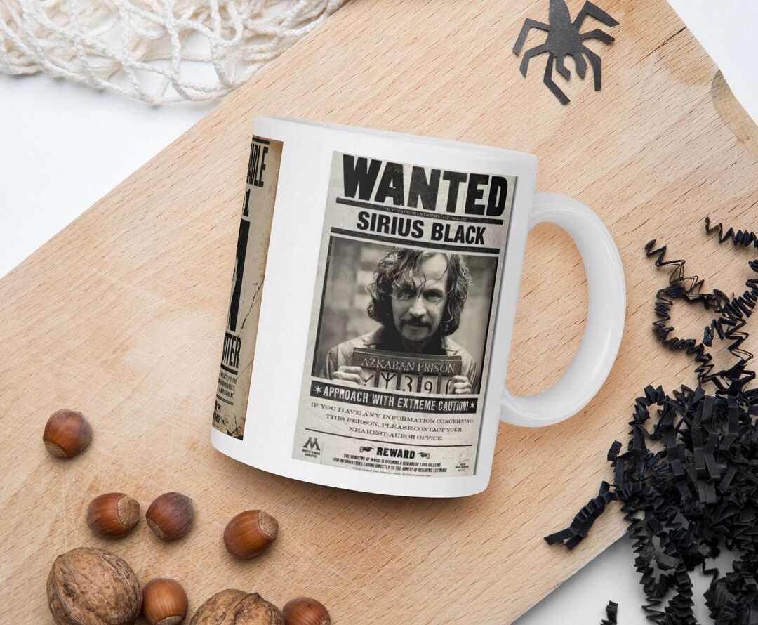 Wizard Inspired Prison Coffee Mug Wanted Daily Prophet Newspaper Cup ...
