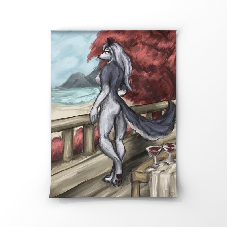 Nsfw Loona Furry Art Print Helluva Boss Furry Animation Etsy México