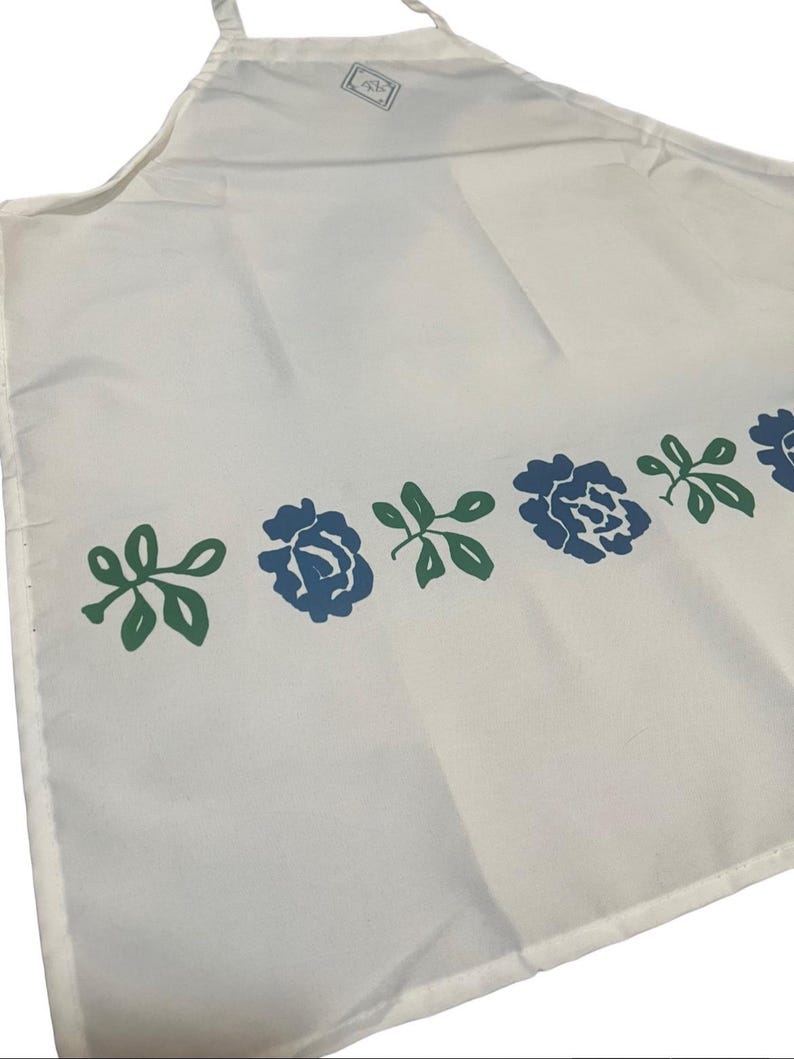 Dani's Midsommar Apron With Runes Light Blue USA Ship - Etsy